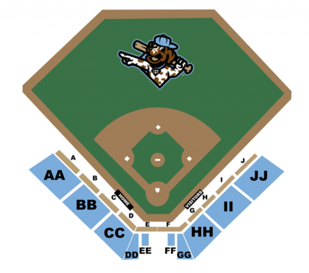 Seating Chart – Paddlers Baseball